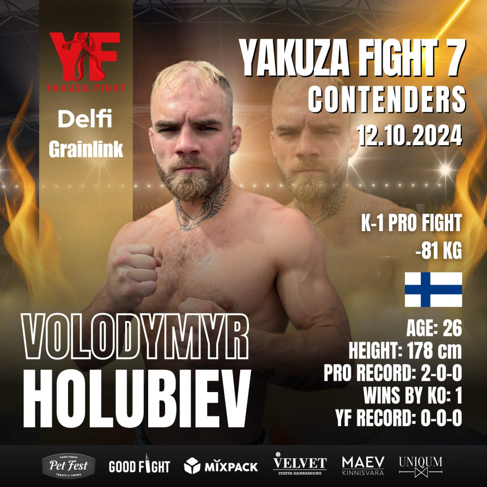 PÄEV SÕDALASEGA I Yakuza ringi astuv Volodymyr Holubiev võtab homme üle ...